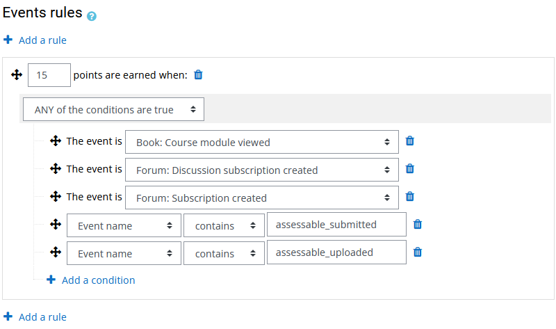 Moodle > Teacher > Blocks > Level UP – Guides in English